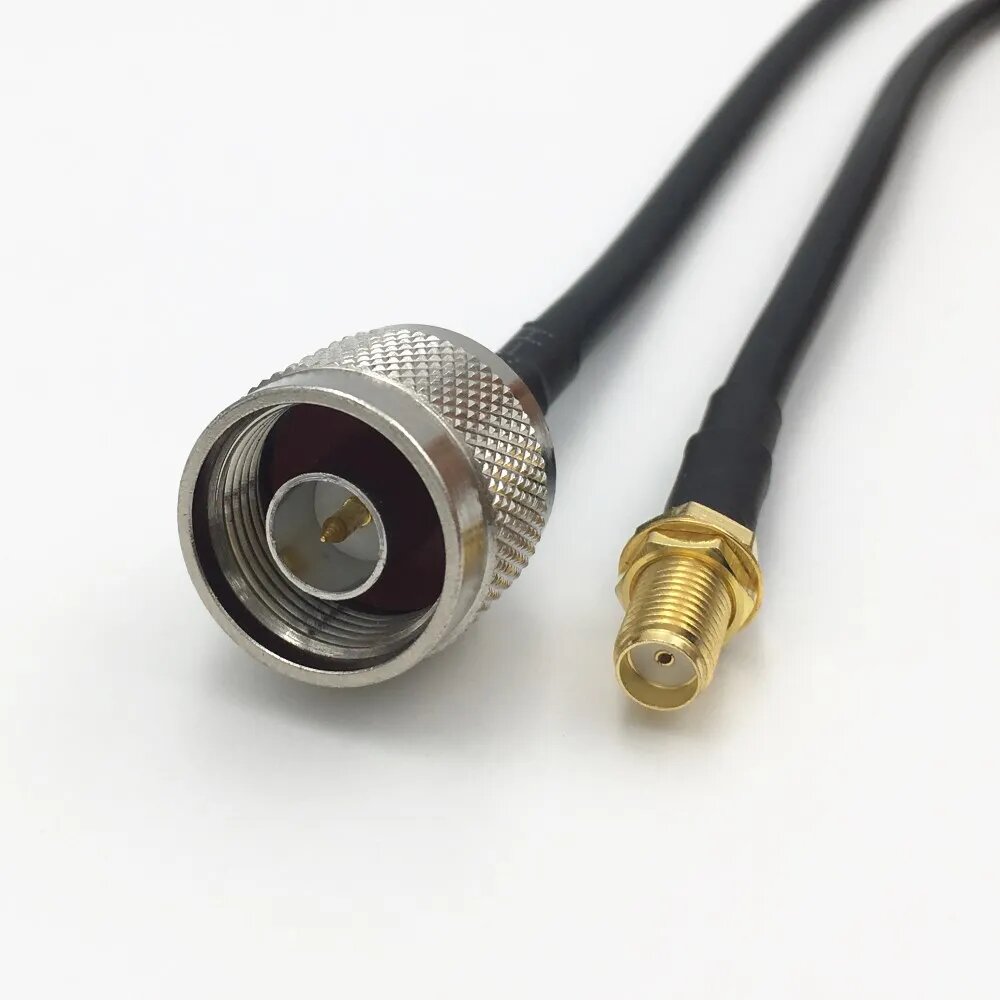 RG58 / LMR195 кабель N-SMA пигтейл 15-50см Zeatop Hendar 15CM, LMR195 Cale, SMA Female