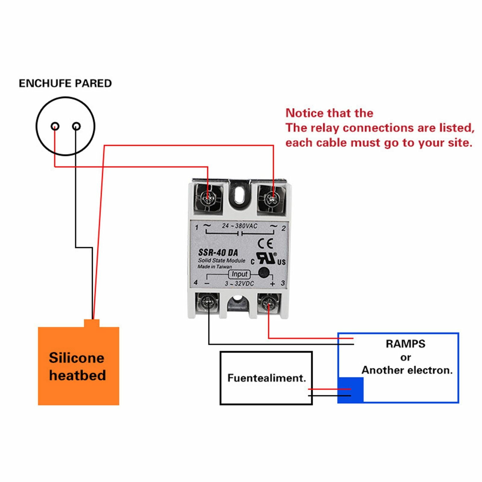 Универсальная силиконовая грелка, водонепроницаемая нагревательная пластина 310x310 мм, 220 В, 750 Вт для 3D-принтеров, кровать с клеем 3 м
