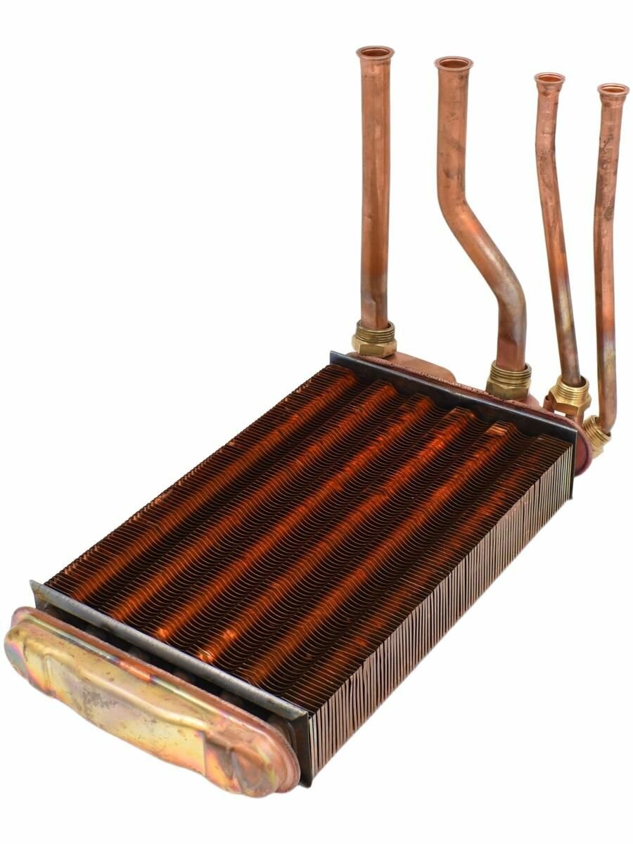 Теплообменник битермический для Bosch Gaz 4000 W, Buderus Logamax U022-U054 24K (87154065460)