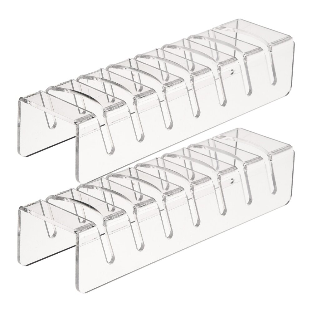 2 шт. Акриловая подставка для бейсбольных кепок, органайзер для шляп, настольная подставка для демонстрации бейсбольных кепок в спальне, шкафу и доме.