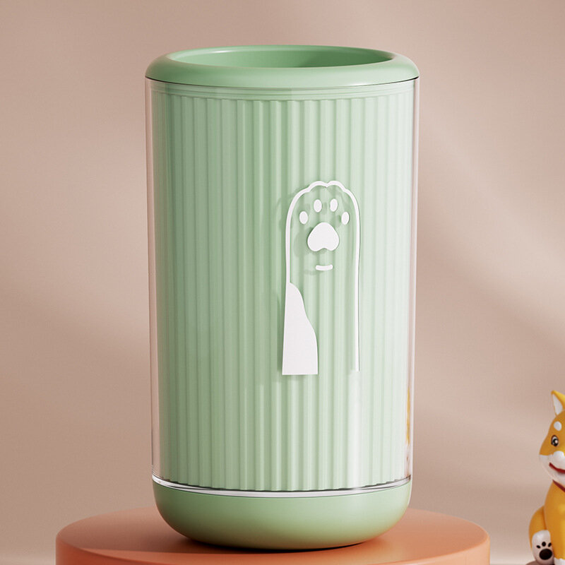 Зеленый, приспособление для мытья лап после прогулки, кошачьих и собачьих лап