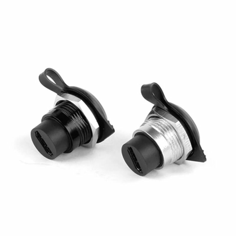 1 шт. HDMI-совместимый в HDMI-совместимый гнездовой разъем-адаптер для монтажа на панель корпуса