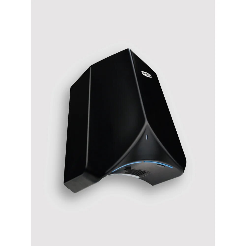 G-teq Сушилка для рук скоростная 8883 PB, 1.1 кВт, пластик черный 12.94