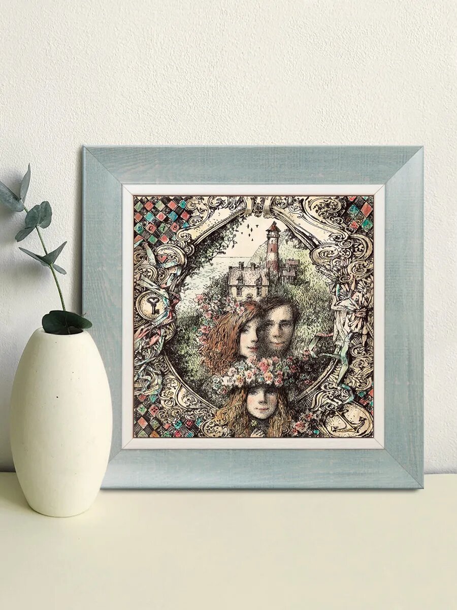 Картина на стену с ангелом.