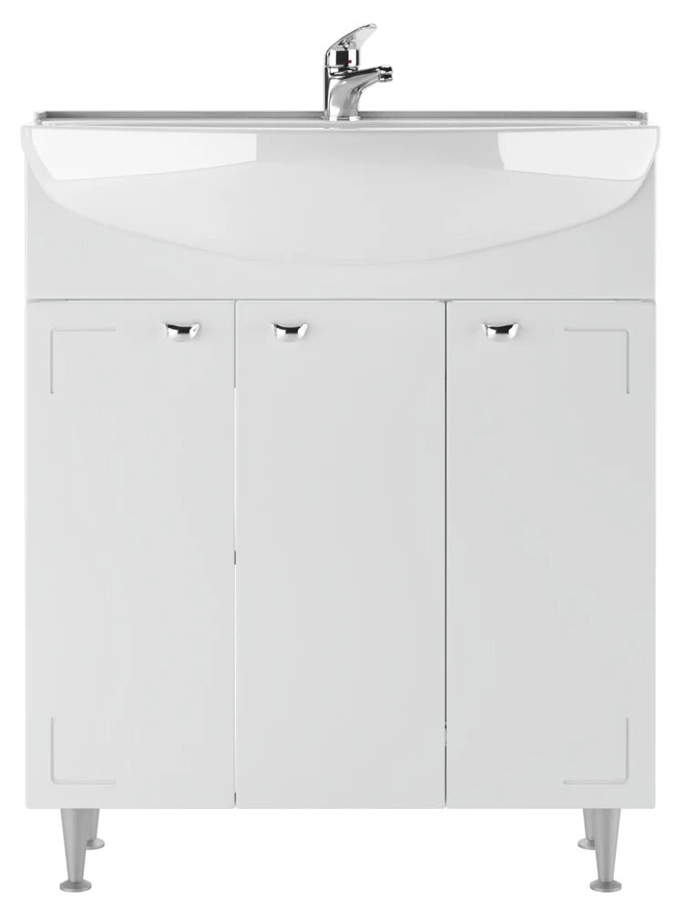 Тумба под раковину Айсберг, "Амур 70 Классик" без ящика