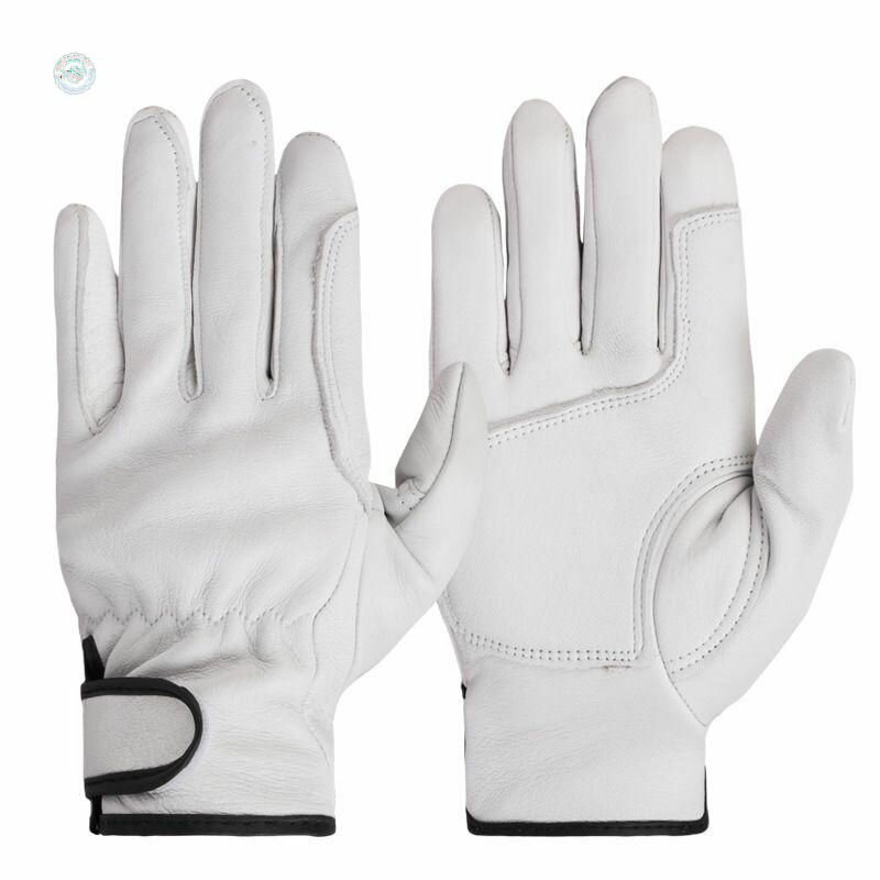 Краги сварщика из прочной коровьей кожи, огнеупорные и износостойкие рабочие перчатки для сварки, строительства и механических работ, комфортные и долговечные