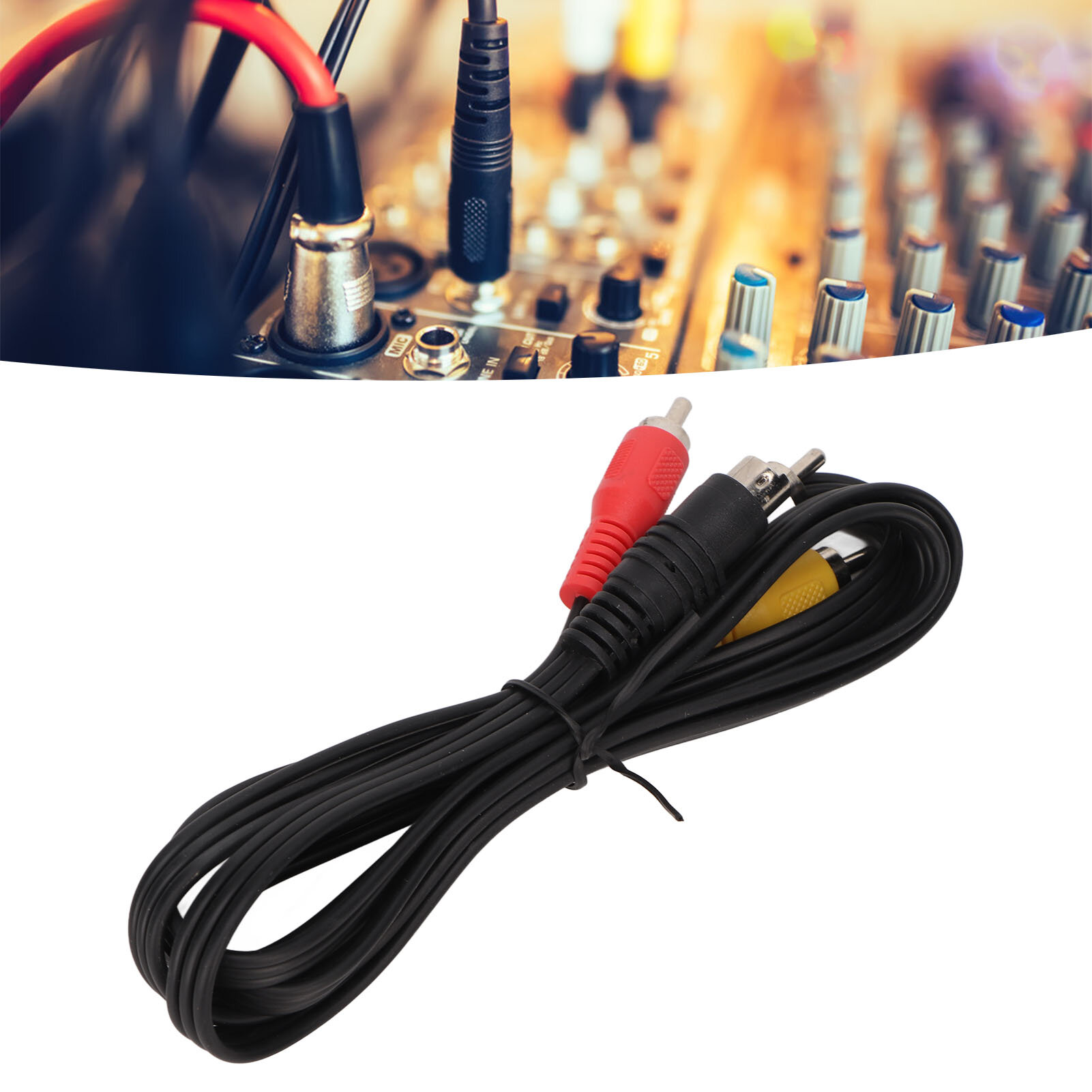 Кабель Mini DIN с 7-контактным разъемом на 3 RCA 7-контактный разъем Mini DIN с разъемом Mini-DIN на 3 разъема RCA Кабель-адаптер для видео, красный, желтый и белый, 4,9 фута