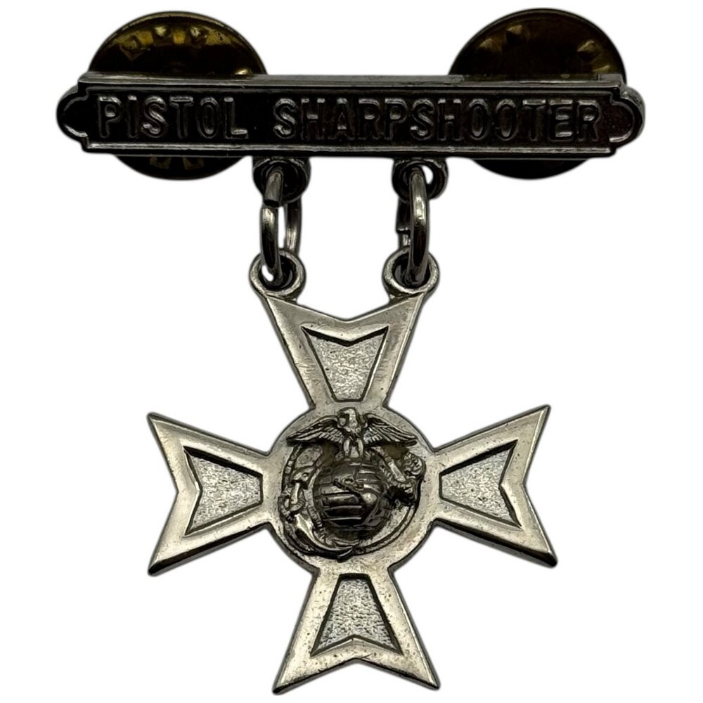 Знак "Снайпер по стрельбе из пистолета. Корпус морской пехоты" США 2001-2010