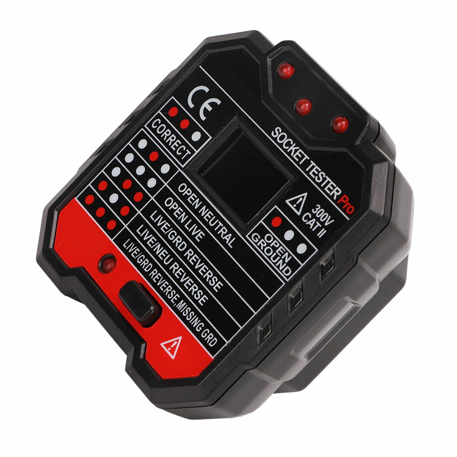 Тестер розеток, детектор электрических розеток, детектор фаз, проверка полярности напряжения для дома, 48 250 В, HT106D, вилка европейского стандарта