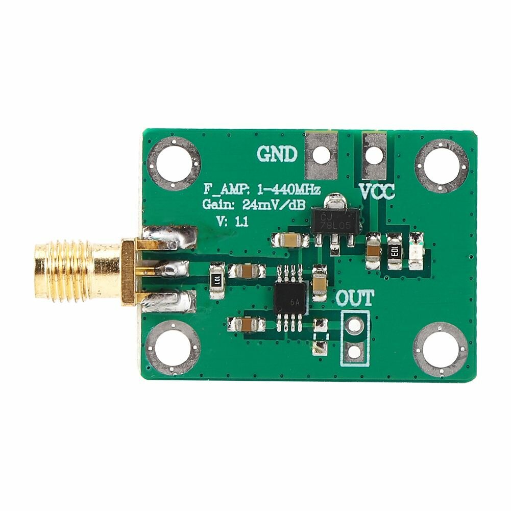 Высокоточный логарифмический детектор радиочастот AD8310, измеритель мощности, модуль измерения высокочастотных сигналов 0,1 440 МГц