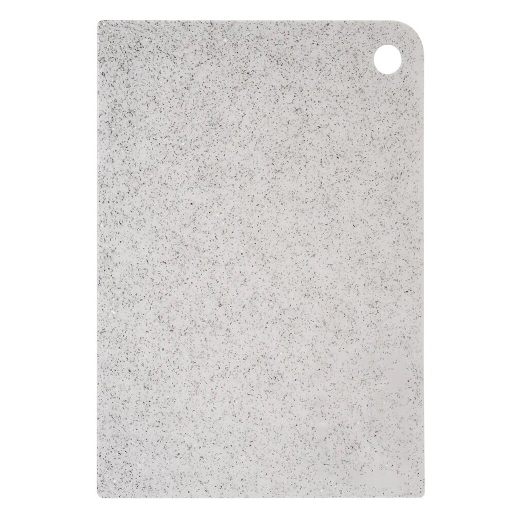 Доска разделочная гибкая 34,5х24,5см, цвет гранит светло-серый, удобная для нарезки