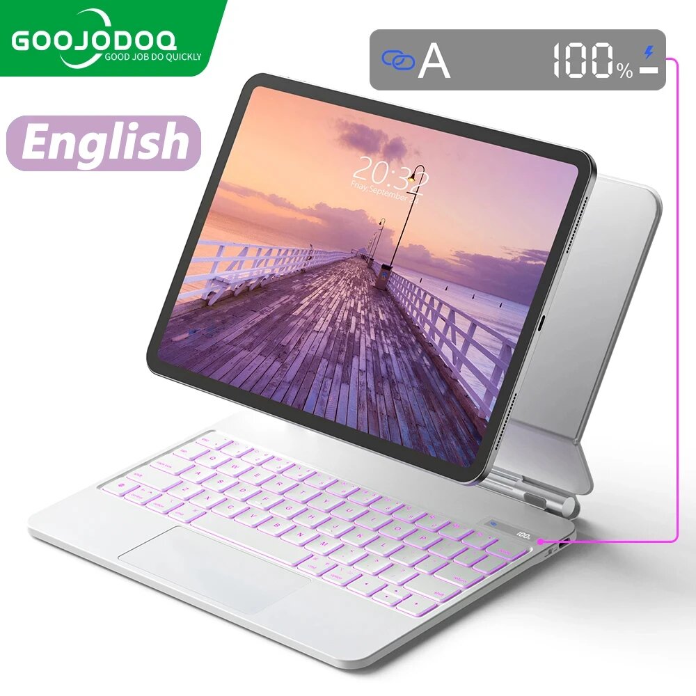 GOOJODOQ Magic Keyboard для iPad Pro 11/13/Air 6/5/4/3