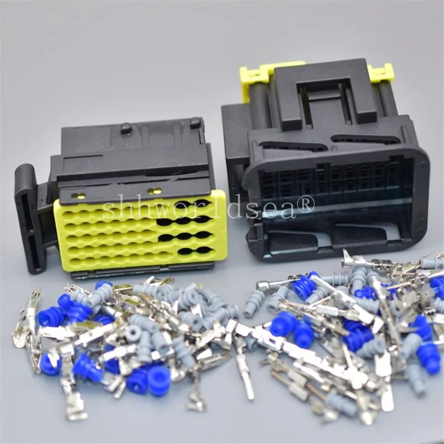 1 комплект 42 контакта 936421 -2 936429 -2 Электрический автомобильный разъем, автомобильные женские и мужские водонепроницаемые герметичные розетки, 1sets female male