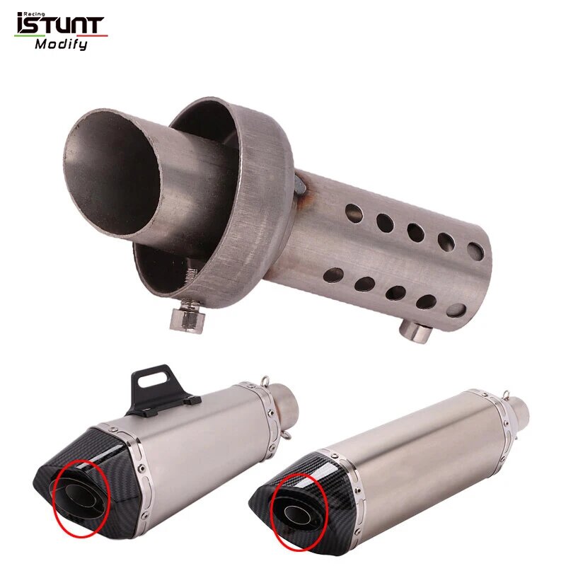 Мотоцикл 47 мм съемный DB killer для глушителя Espace Moto специальная выхлопная труба мотоцикла модель S ilencer, Removable DB Killer