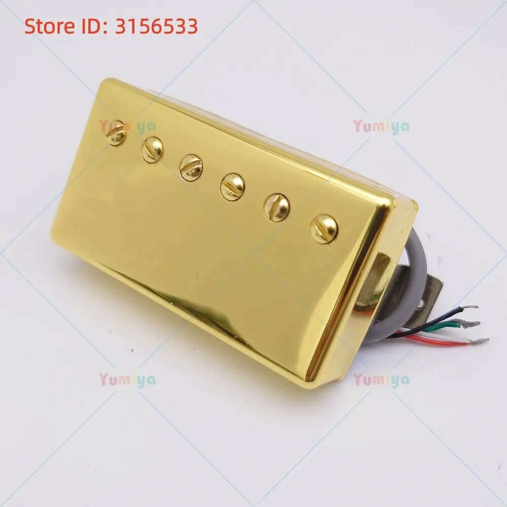 Звукосниматели Gibson '57 Classic '57 Classic Plus Комплект из 4-х проводников, Alnico 2 звукоснимателя Humbucker, Накладка на бридж/гриф Золотая с набором жгутов проводов Аксессуары для гитары