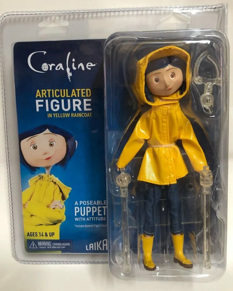 Фигурка Коралины (Coraline), главной героини мультипликационного фильма "Коралина в Стране Кошмаров"