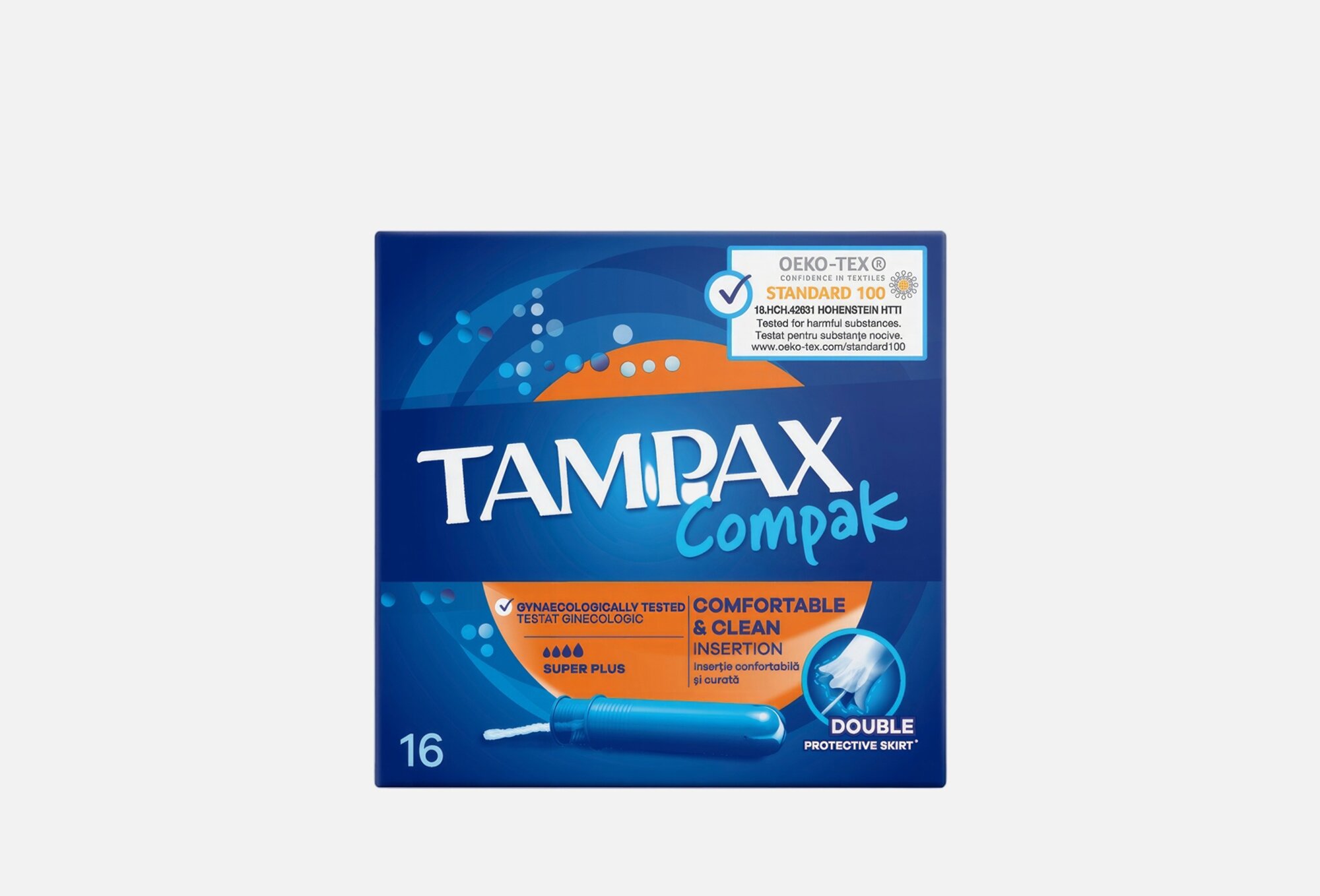 Тампоны TAMPAX Compak super plus