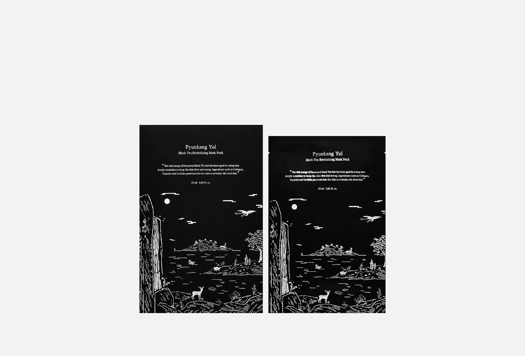 Набор тканевых масок для лица PYUNKANG YUL Black Tea Revitalizing Mask Pack