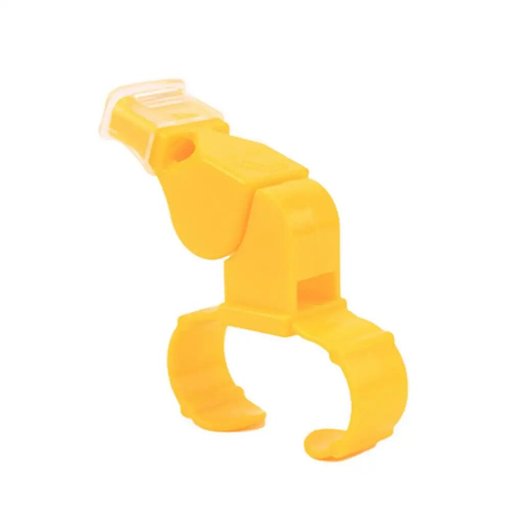 Спортивный тренировочный свисток, футбольный судья, пальцевой свисток, безопасное пластиковое кольцо, свисток на палец с защитой от зубов для спорта