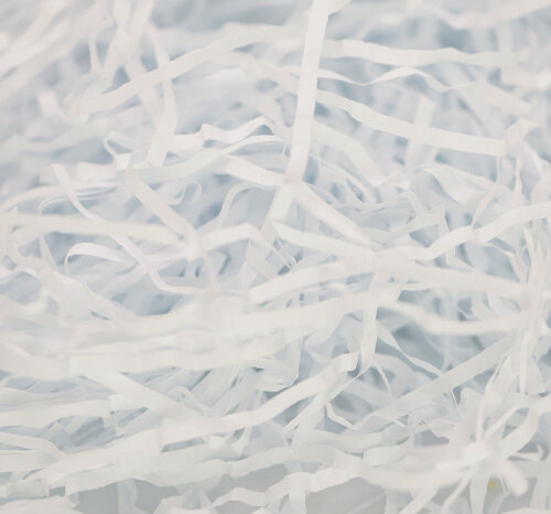 Наполнитель бумажный ФиестаГифт, текстурированный, белый, 4 мм, 1 шт.