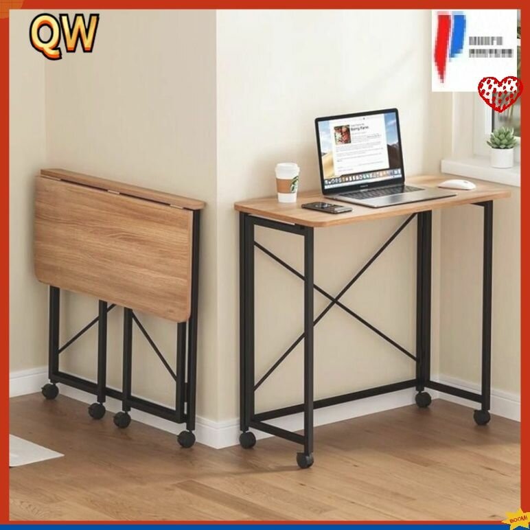 Мобильный складной стол на колесиках экономит место в офисах, спальнях и гостиных CYNL