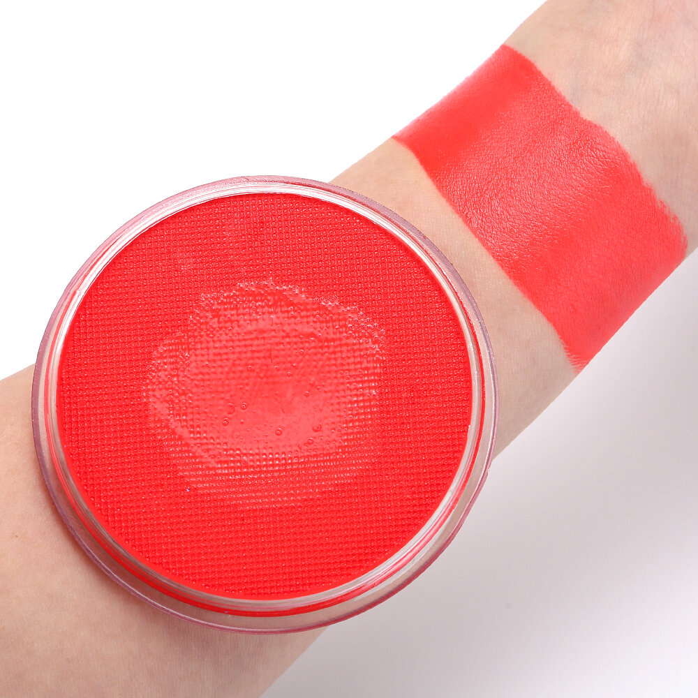 УФ-краска для лица и тела, черная неоновая флуоресцентная светящаяся краска, активируемая водой, пигмент для макияжа, гипоаллергенная, безопасная и нетоксичная краска для лица, легко моется, подходит для детей и взрослых