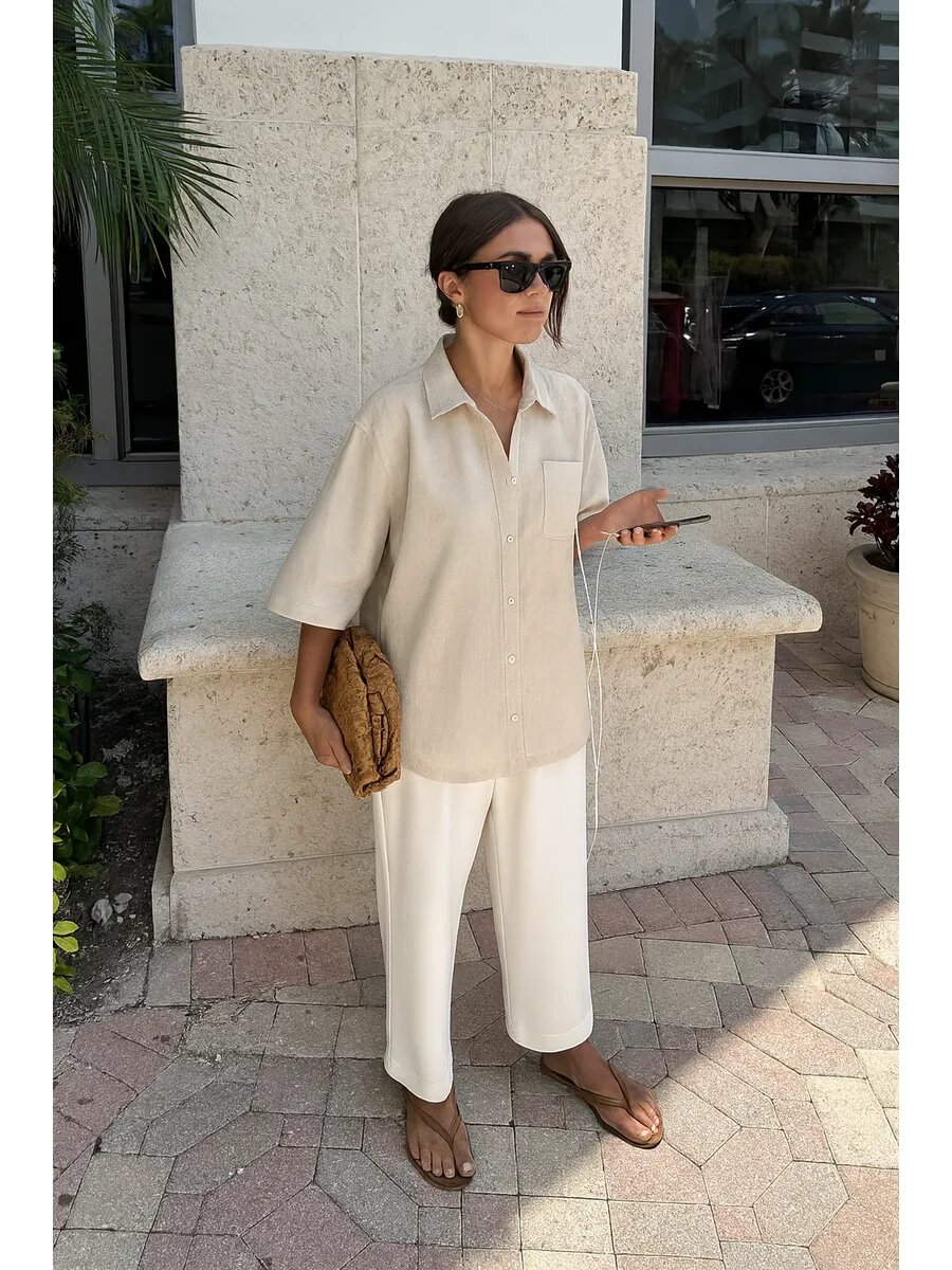 Рубашка Льняная коллекция