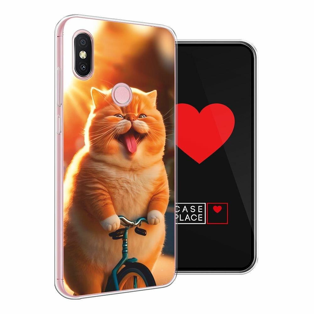 Чехол на Xiaomi Redmi S2 (Redmi Y2) / Сяоми Редми С2 (Редми Y2) с принтом "Кот на велике" — фото 1