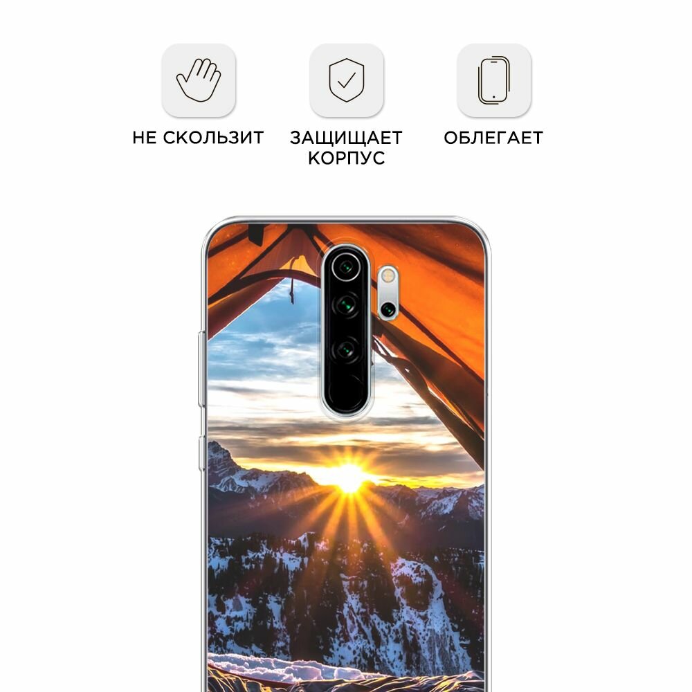Чехол на Xiaomi Redmi Note 8 Pro / Сяоми Редми Нот 8 Про с принтом "Горы 7" — фото 1