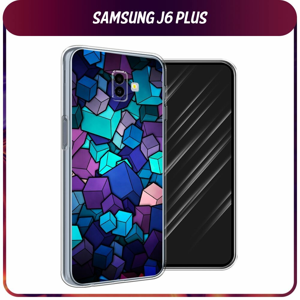 Чехол на Samsung Galaxy J6 + / Самсунг Галакси J6 Плюс 2018 с принтом Геометрия 5