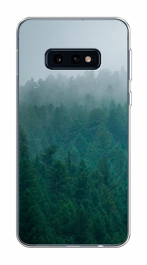 Чехол на Samsung Galaxy S10E / Самсунг Галакси S10E с принтом "Лес в облаках"