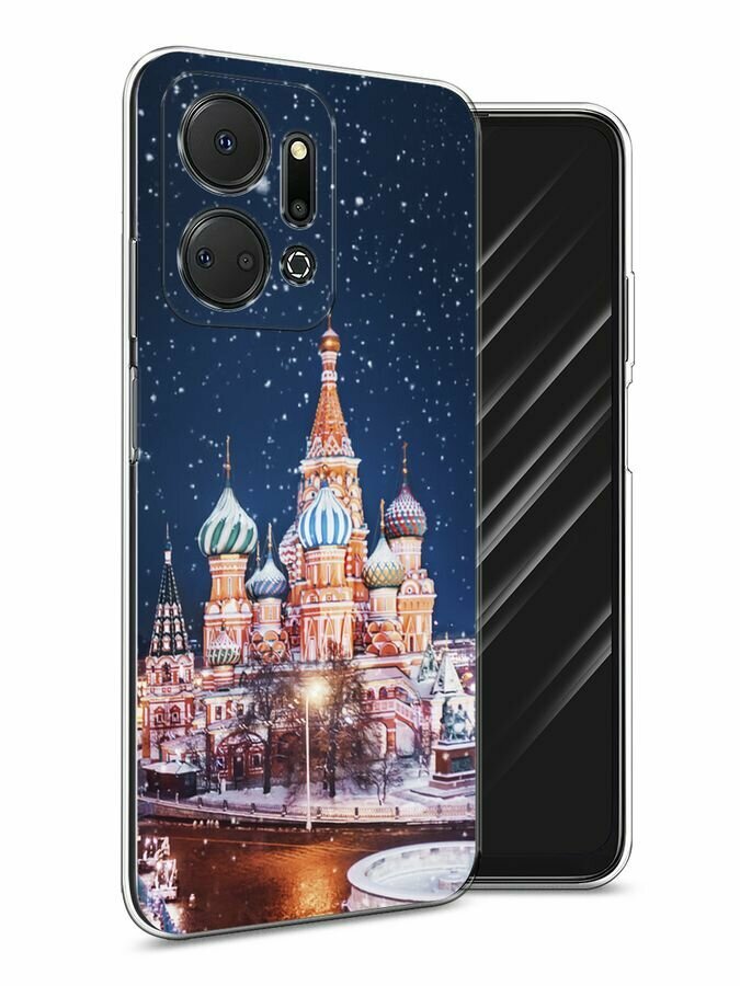 Чехол на Honor X7A/X7A Plus / Хонор Х7А/Х7А Плюс с принтом "Москва 1"