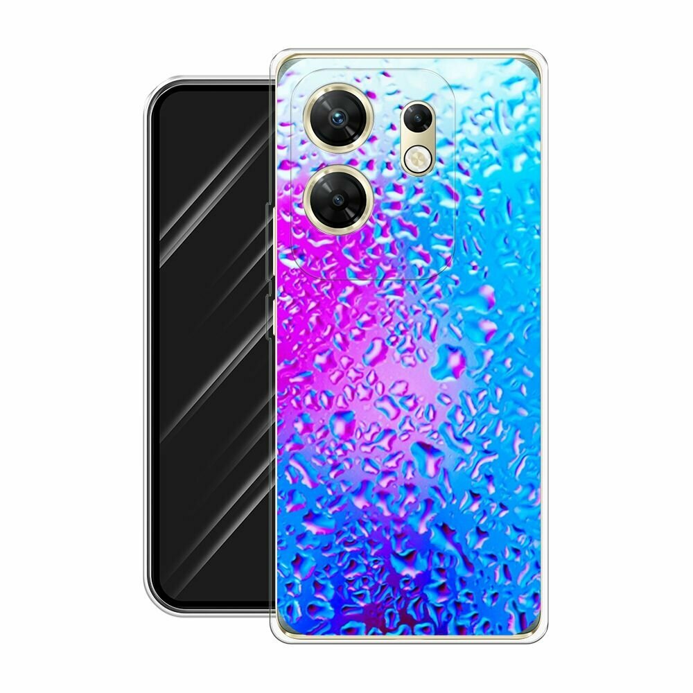 Чехол на Infinix Zero 30 4G / Инфиникс Зеро 30 4G с принтом "Капли на стекле" — фото 1