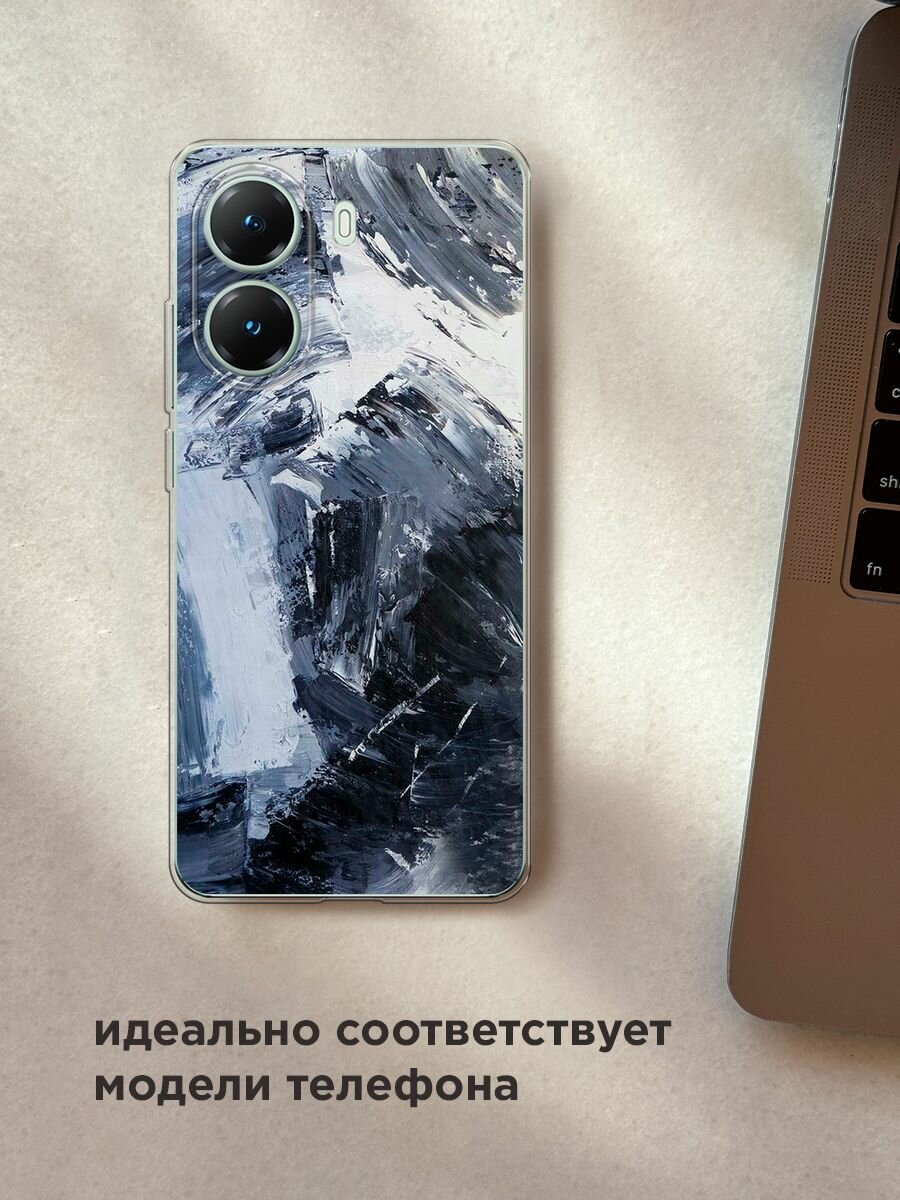Чехол на Poco X7 Pro / Поко X7 Про с принтом "Абстракция живопись" — фото 1