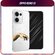 Чехол на Oppo Reno 13 / Оппо Рено 13 с принтом Creazione di Adamo 1, прозрачный
