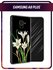 Чехол на Samsung Galaxy A8 + / Самсунг Галакси А8 Плюс 2018 с принтом "White lil...