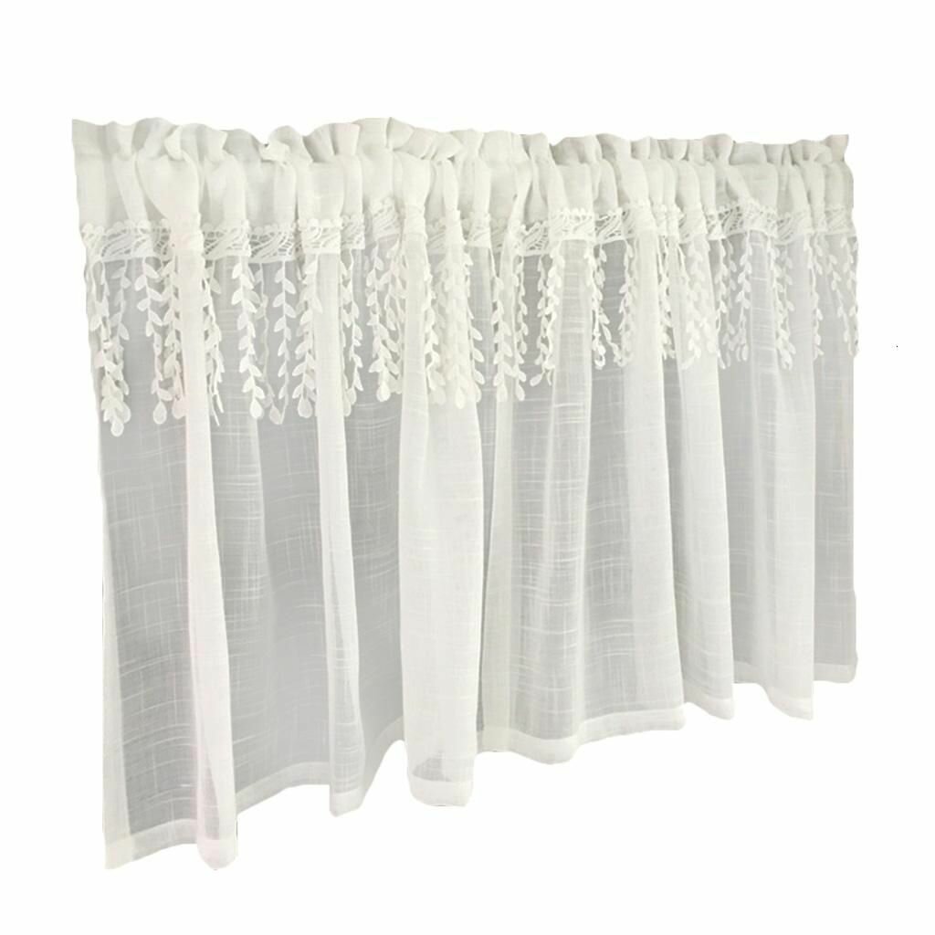 Маленькая занавеска для окна в европейском стиле, половинчатая занавеска, короткая занавеска-55*175 см
