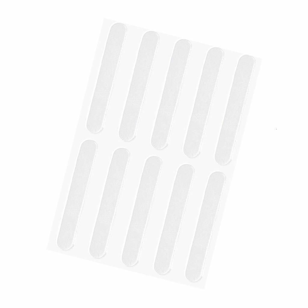 Эластомерные накладки для бесшумного закрывания дверей шкафов, защита от скольжения, амортизация, - 10 длинных полосок