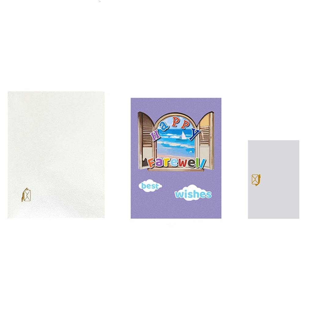 Прощай, прощай, выпускной и выход на пенсию 3D трехмерная поздравительная открытка