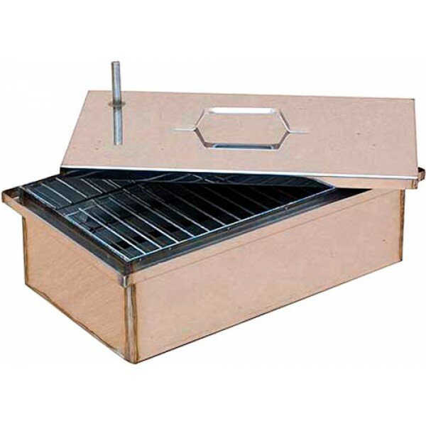 Коптильня с гидрозатвором трехъярусная Eazy Grill (10-01-0032), цвет Метал