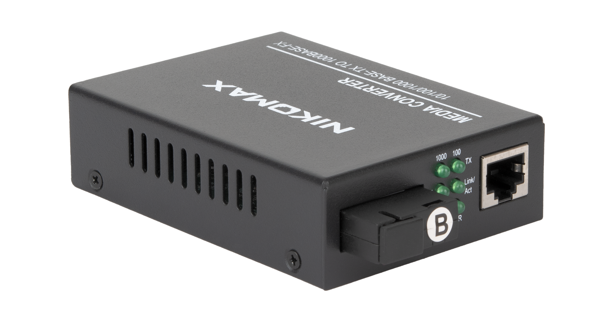 Медиаконвертер неуправляемый NIKOMAX GL-MC-UTPF-SC1G-18SM-1550-N