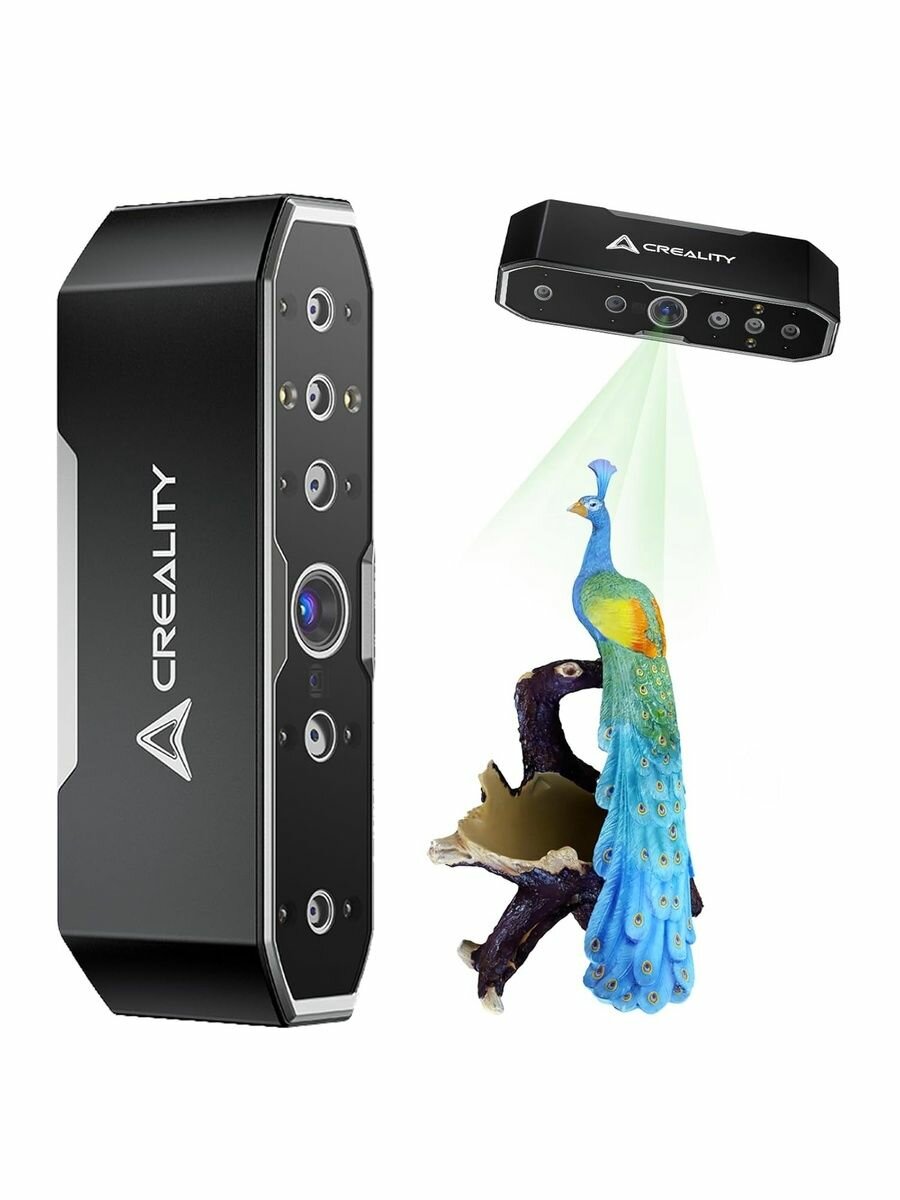 3D-сканер Creality CR-Scan Otter для 3D-печати, четырехлинзовые сканеры для полноцветного сканирования объектов/тела/лица диаметром от 10 до 2000 мм