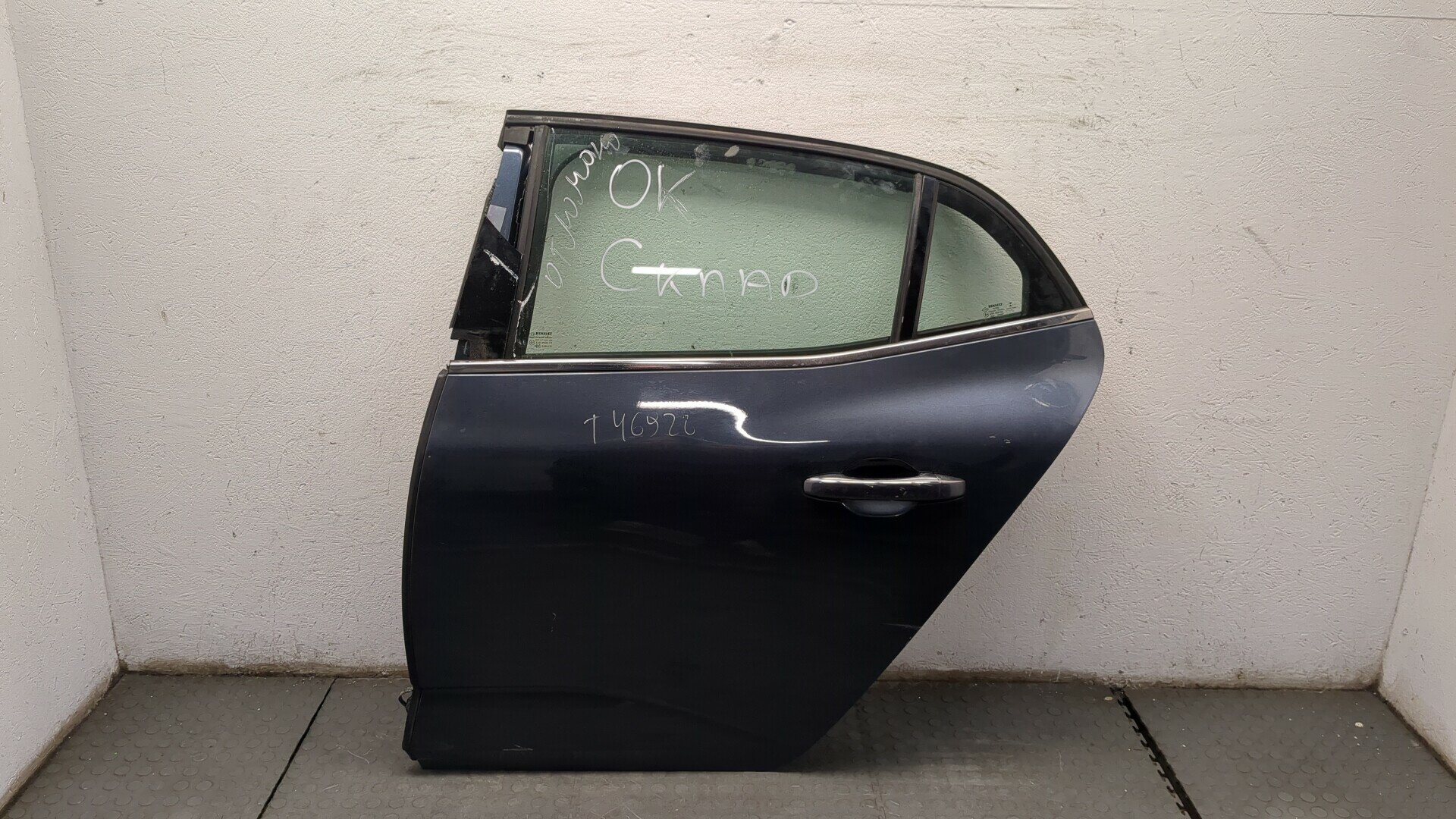 Дверь боковая (легковая) левая задняя Renault Megane 4 Б/У
