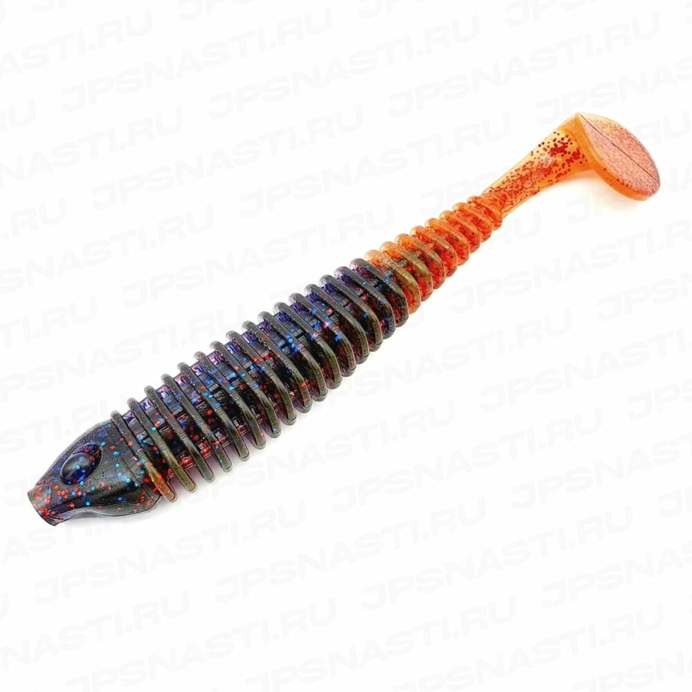 Силиконовые приманки для рыбалки Boroda Baits Shemaya 135, 320 Drunk Plum, блистер / Приманки для ловли щуки и судака
