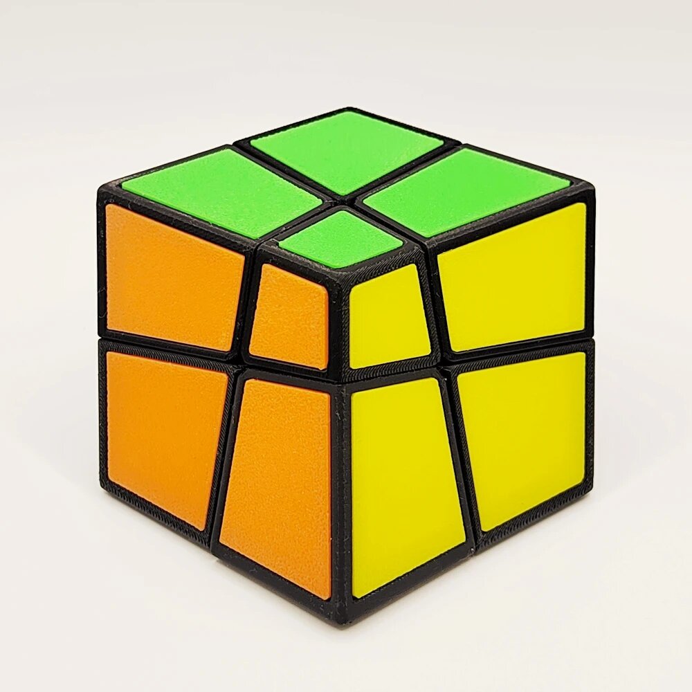 Кубик Рубика 2x2 ZEPUZZLES Squished, Colorful