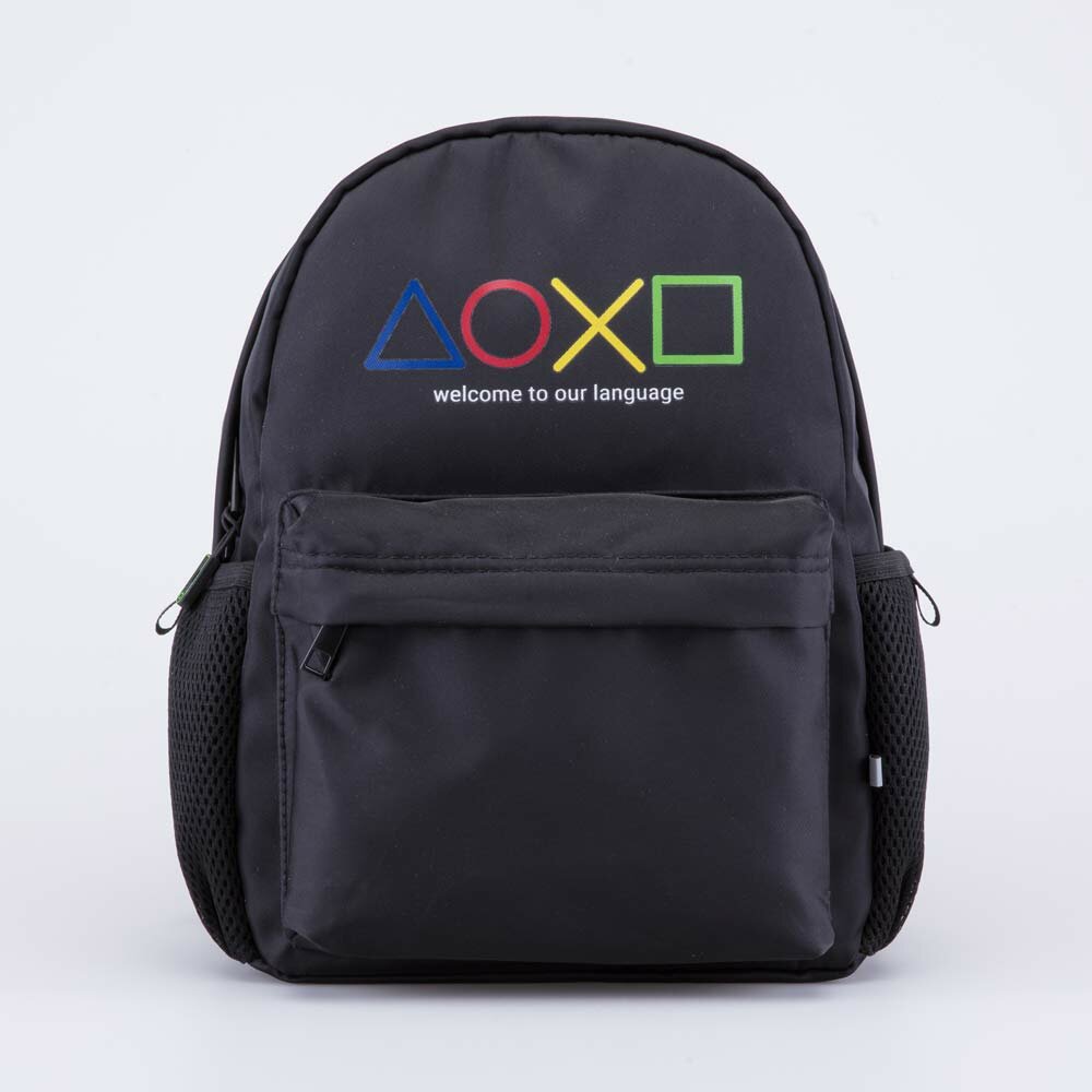 Рюкзак детский черный котофей 02710342-40 размер выс. 30 см