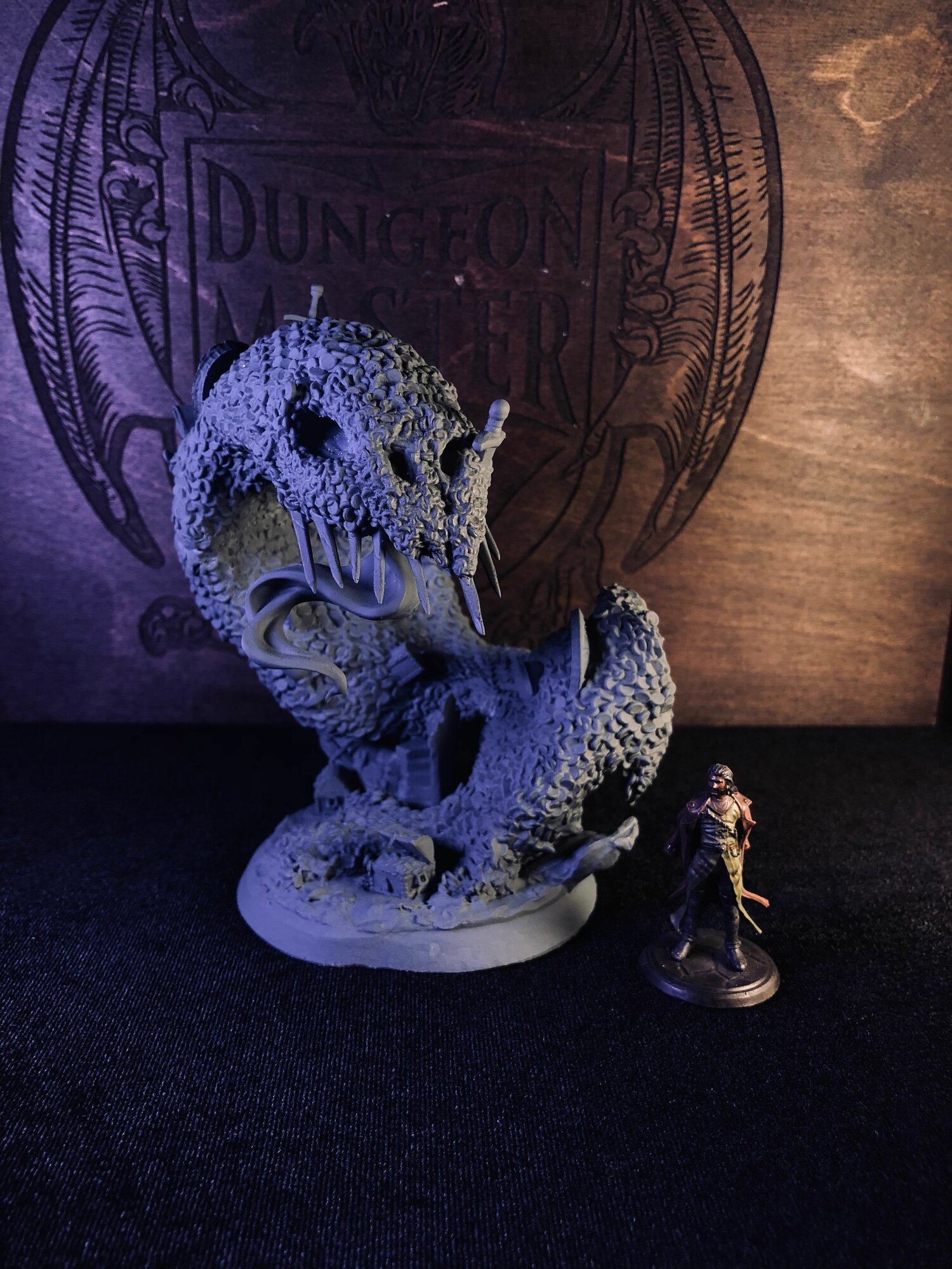 Ожившая гора сокровищ - Огромная Миниатюра для настольных игр DnD, ДнД, Dungeons & Dragons, Pathfinder.