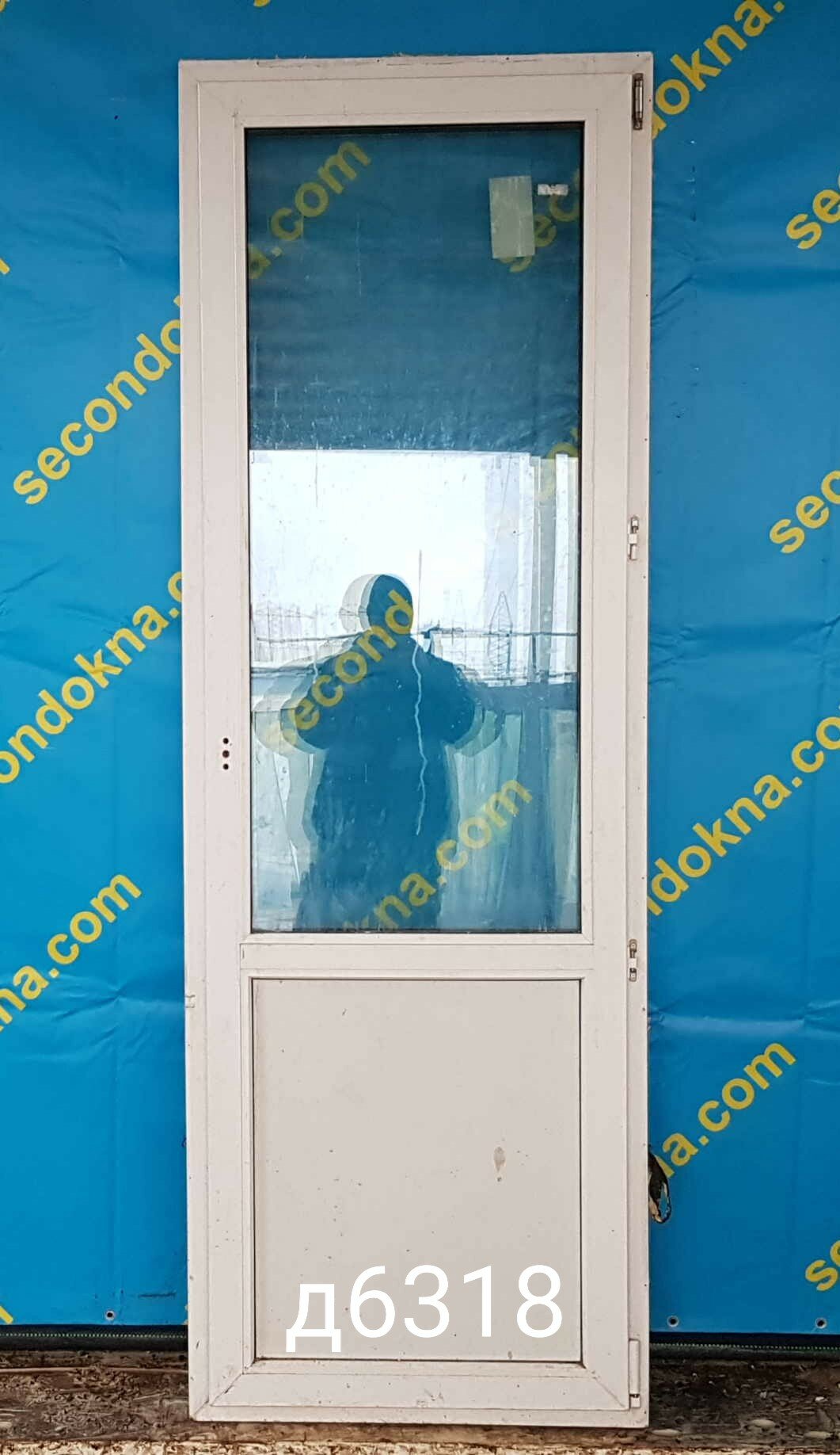 Дверь пластиковая Б/У 2260(в)х770(ш)