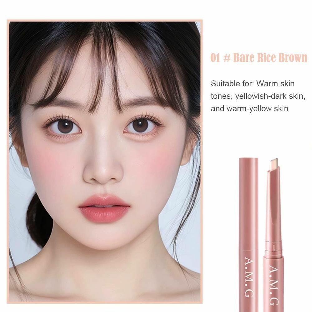 Двухцветный многофункциональный карандаш для бровей, который может помочь придать форму бровям, создать эффект мешков под глазами, выделить и оптимизировать различные мелкие детали