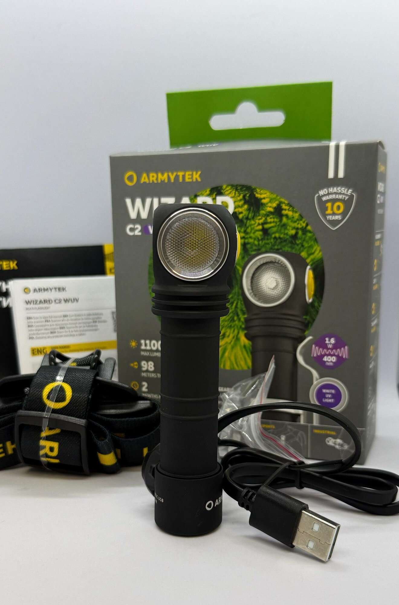 Мультифонарь Armytek Wizard C2 WUV Белый и ультрафиолет, F08901UF